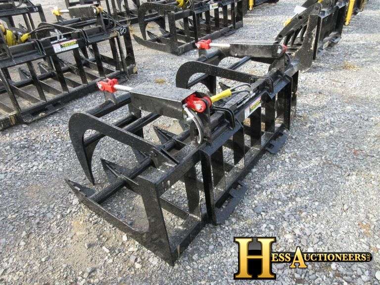 2024 MID-STATE 72'' E-SERIES ROOT GRAPPLE SKID STEER ATTACHMENT - Hess Auctioneers