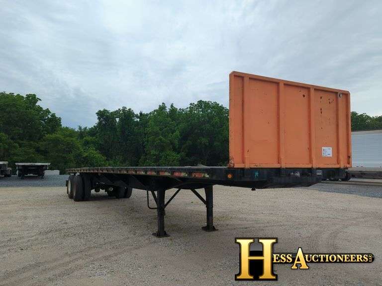 1994 UTILITY 45' FLATBED TRAILER - Hess Auctioneers