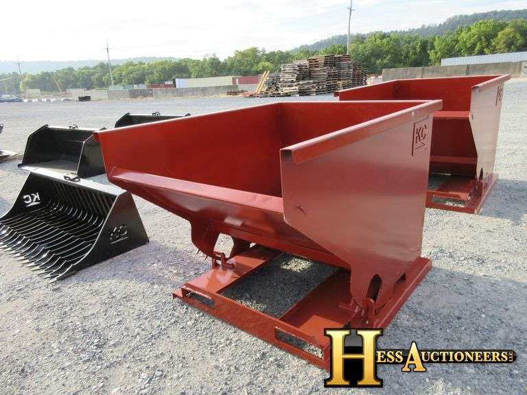2024 2 CY SELF DUMPING HOPPER FORKLIFT ATTACHMENT - Hess Auctioneers