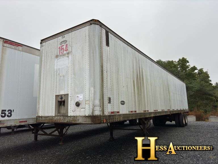 1987 STRICK STORAGE 48' VAN TRAILER - Hess Auctioneers