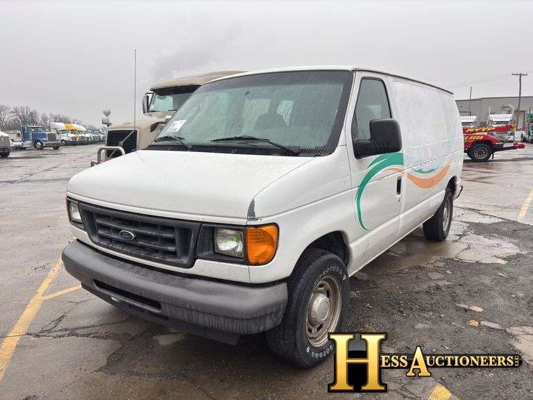 2006 FORD E150 CARGO VAN - Hess Auctioneers