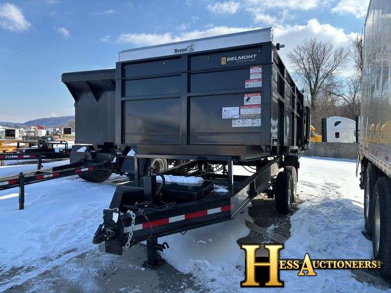 2021 BELMONT DMT 20' DUMP TAG TRAILER - Hess Auctioneers