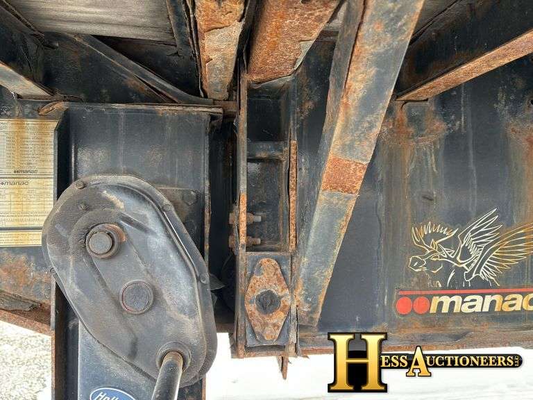 2015 MANAC 12348A000 STRETCH 48' FLATBED TRAILER - Hess Auctioneers