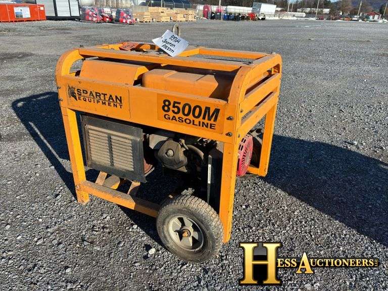SPARTAN 8500 M GENERATOR - Hess Auctioneers