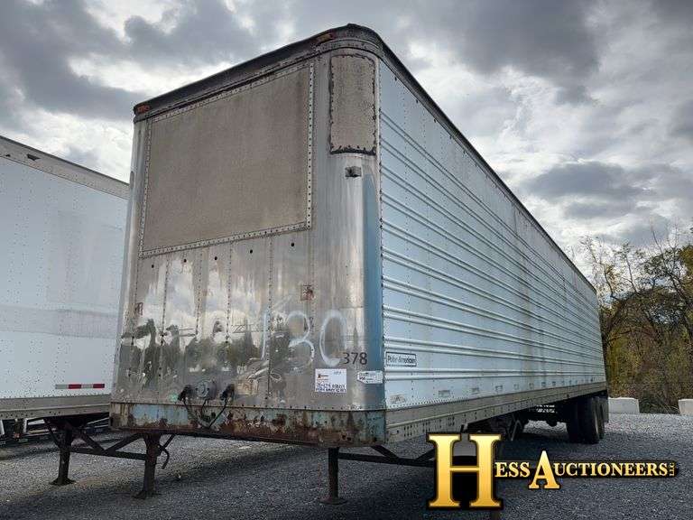 1984 AMERICAN 48' REEFER TRAILER, STORAGE ONLY - Hess Auctioneers