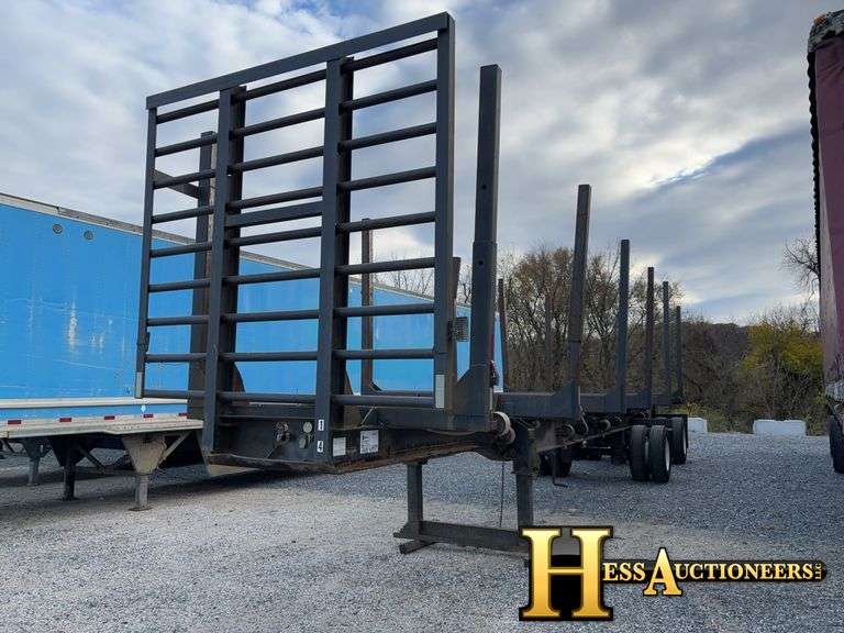 1988 ASPT 44' POLE/LOG TRAILER - Hess Auctioneers