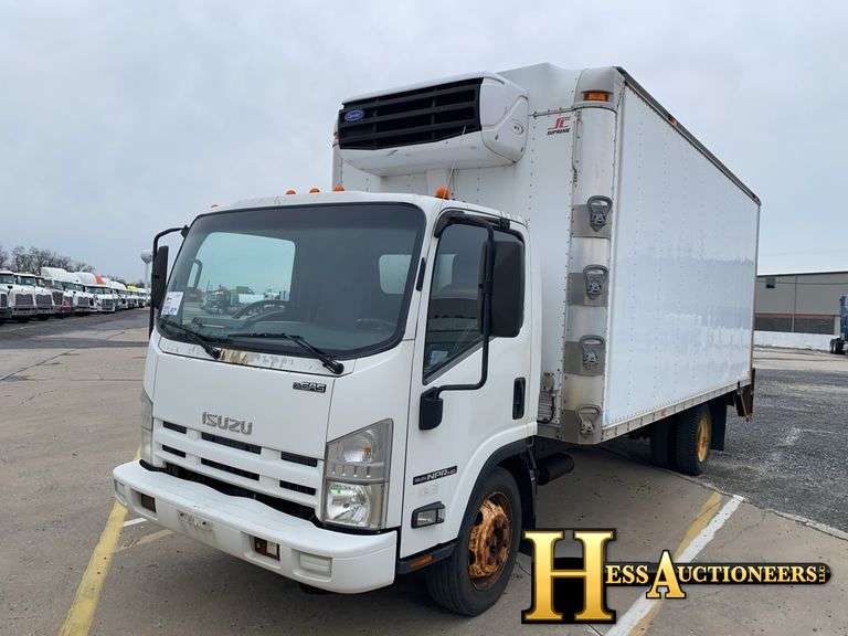 2012 ISUZU NPR-HD REEFER TRUCK - Hess Auctioneers