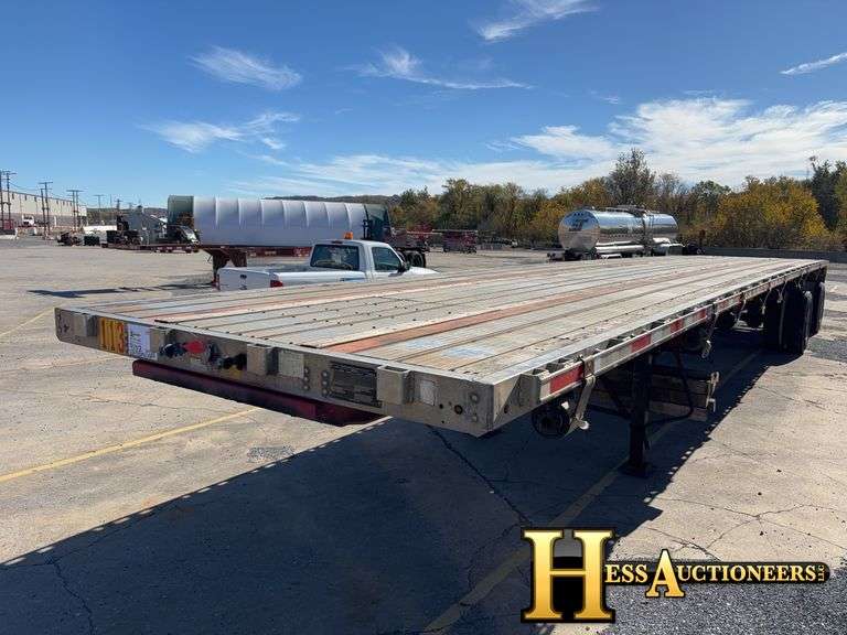 2011 TRANSCRAFT EAGLE 2 48' FLATBED TRAILER - Hess Auctioneers