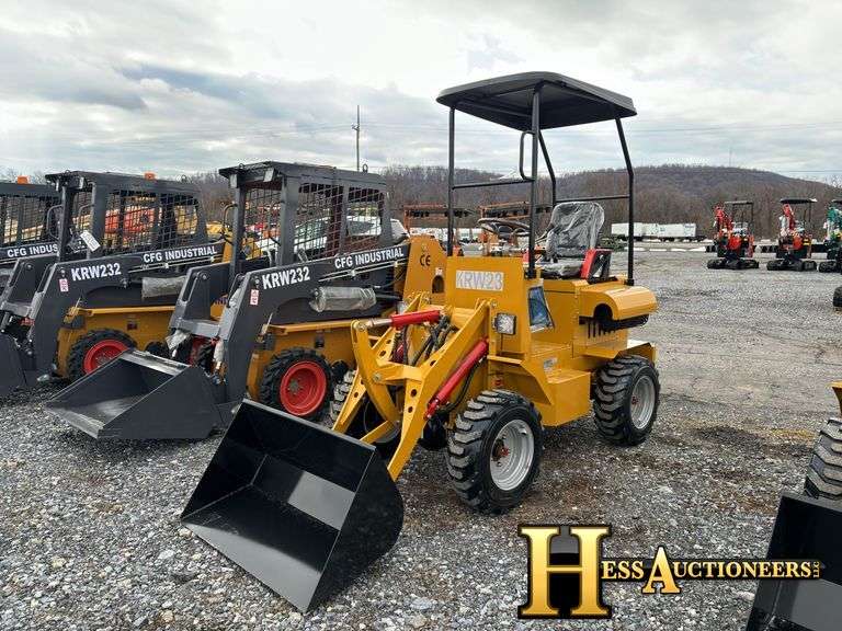 2024 AGT KRW23 MINI COMPACT WHEEL LOADER - Hess Auctioneers