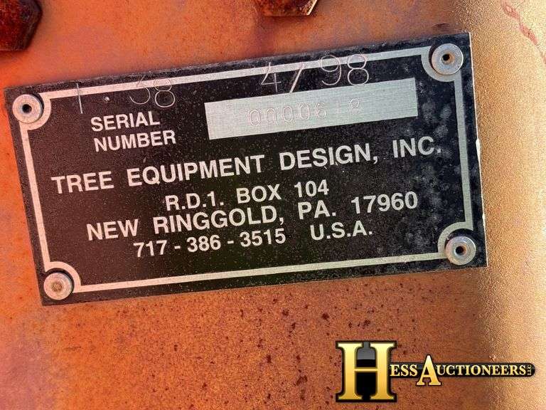 RED BOSS 36" TREE SPADE SKID STEER ATTACHMENT - Hess Auctioneers