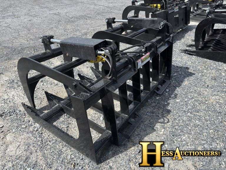 2025 MID STATE 60" E SERIES ROOT GRAPPLE SKID STEER ATTACHMENT - Hess Auctioneers