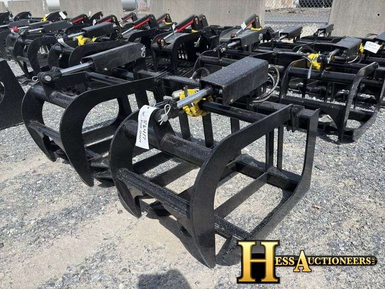 2025 MID STATE 60" E SERIES ROOT GRAPPLE SKID STEER ATTACHMENT - Hess Auctioneers