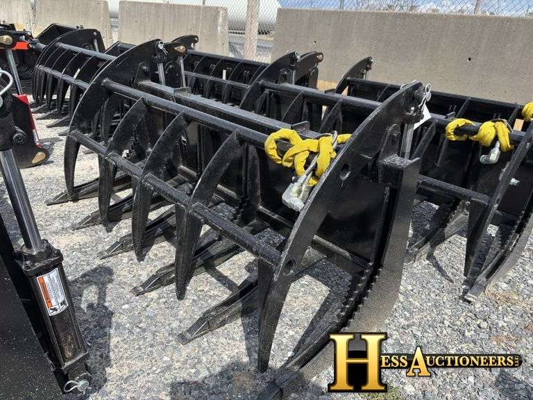 2025 MID STATE 68" ROOT RAKE SKID STEER ATTACHMENT - Hess Auctioneers