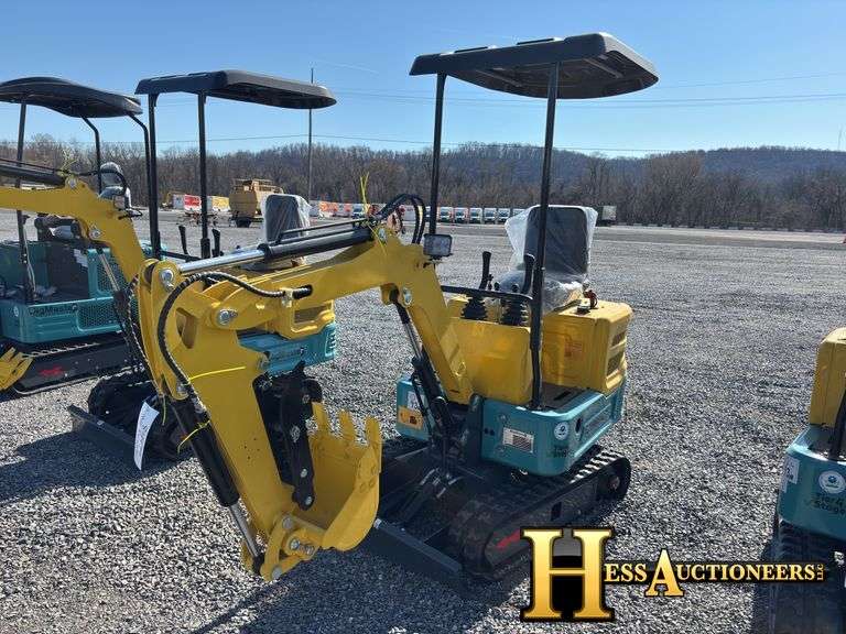 2025 DIGMASTER DM100 MINI COMPACT EXCAVATOR - Hess Auctioneers