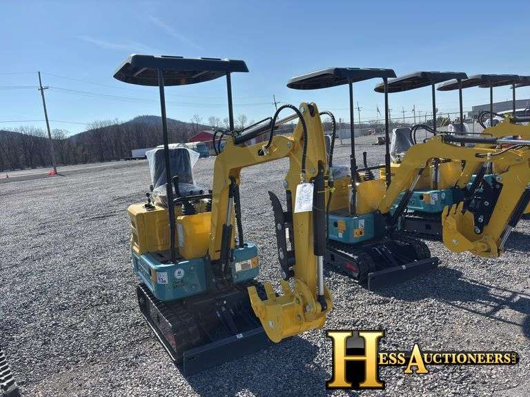 2025 DIGMASTER DM100 MINI COMPACT EXCAVATOR - Hess Auctioneers