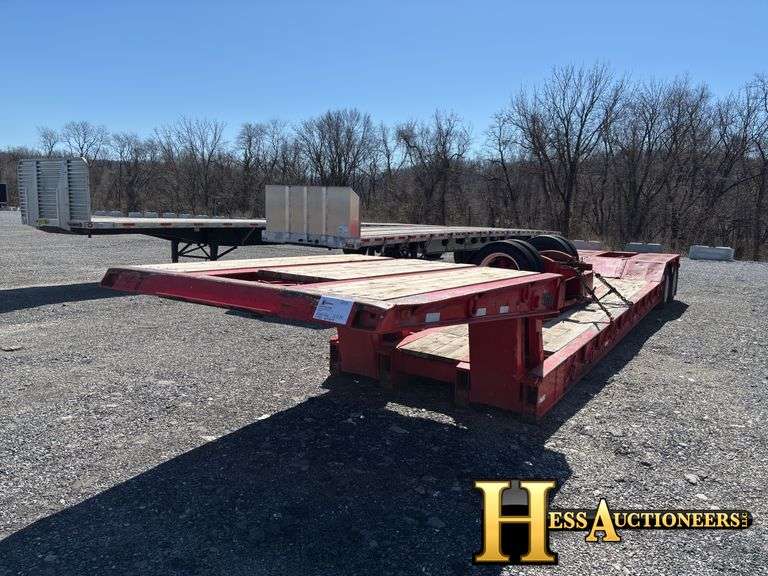 1990 ETNYRE 45' LOWBOY TRAILER - Hess Auctioneers