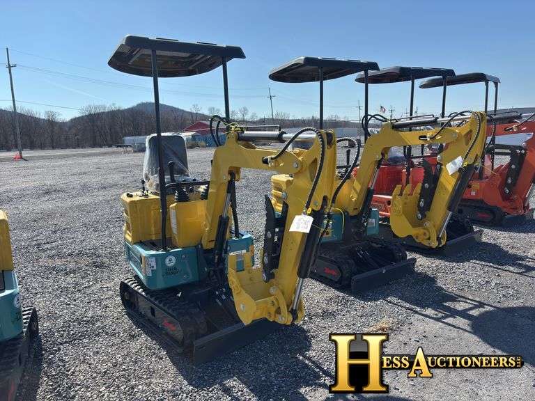 2025 DIGMASTER DM100 MINI COMPACT EXCAVATOR - Hess Auctioneers