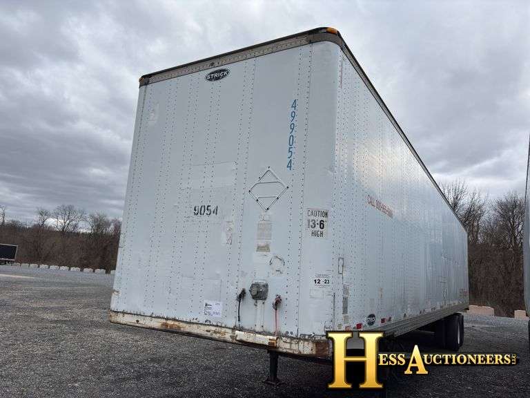 1992 STRICK 48' VAN TRAILER - Hess Auctioneers