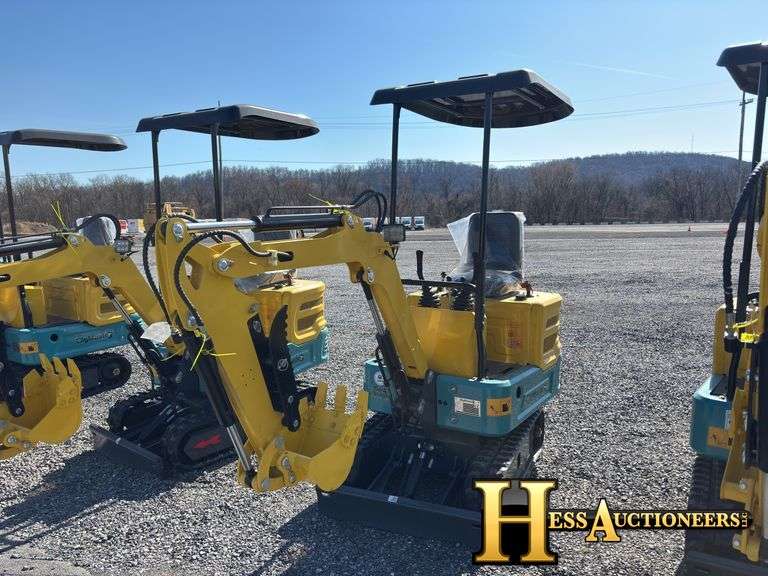 2025 DIGMASTER DM100 MINI COMPACT EXCAVATOR - Hess Auctioneers