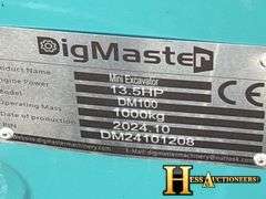2025 DIGMASTER DM100 MINI COMPACT EXCAVATOR - Hess Auctioneers