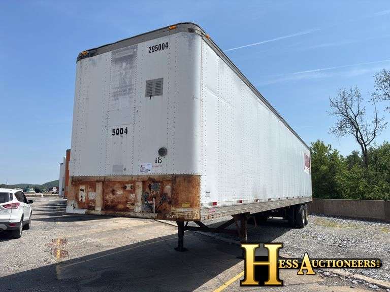 1989 FRUEHAUF FBX-F2-48 48' VAN TRAILER - Hess Auctioneers