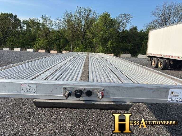 2015 REITNOUER MAXMISER 48' FLATBED TRAILER - Hess Auctioneers