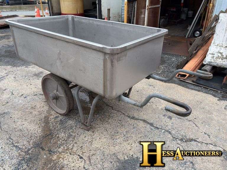 STAINLESS STEEL CART - Hess Auctioneers