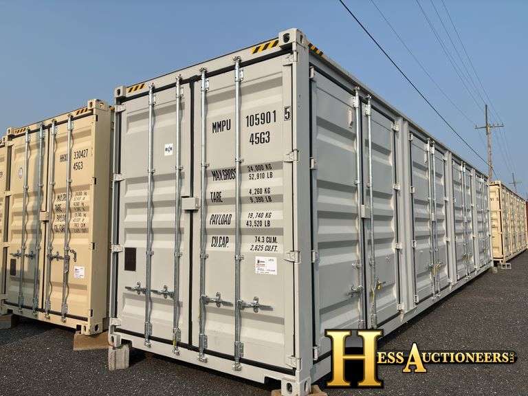 2025 40' CTN SHIPPING CONTAINER - Hess Auctioneers