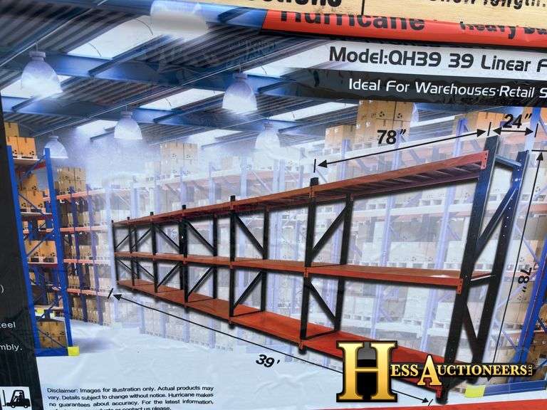 HURRICANE HEAVY DUTY SHELVING - Hess Auctioneers