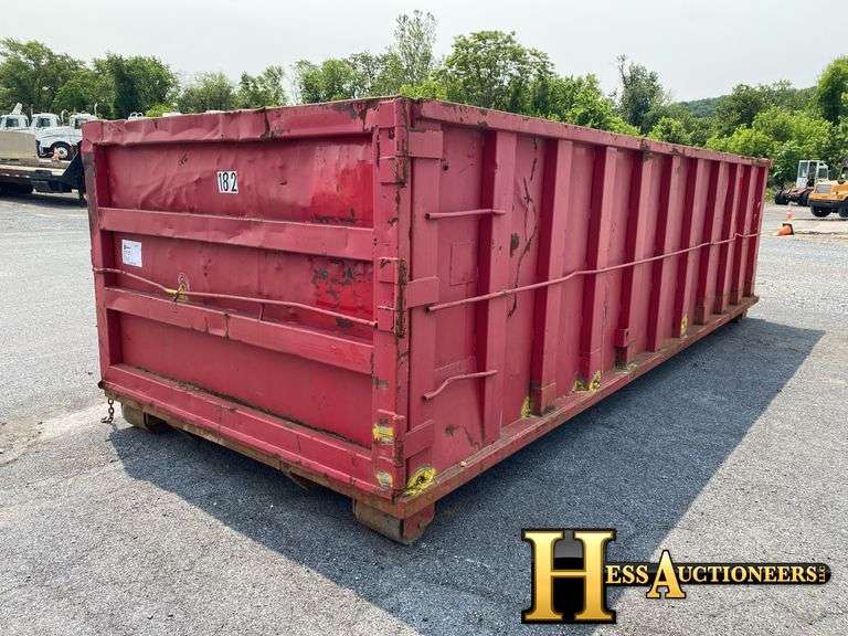 30 CU YARD ROLL-OFF DUMPSTER - Hess Auctioneers