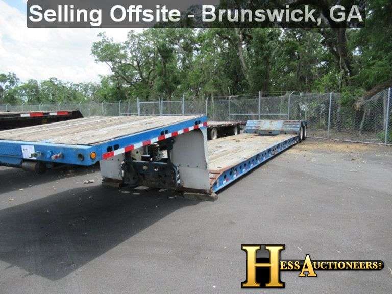 2014 TRANS MASTER MECHANICAL 48' LOWBOY TRAILER - Hess Auctioneers