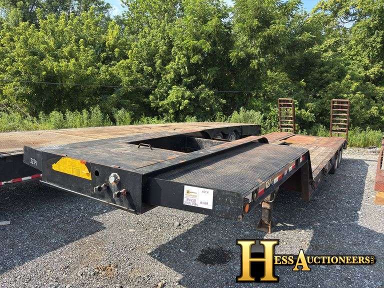 2015 PITTS 37' DROP DECK TRAILER - Hess Auctioneers