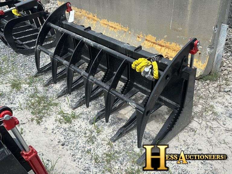 2025 MID STATE 78" E SERIES ROOT RAKE SKID STEER ATTACHMENT - Hess Auctioneers