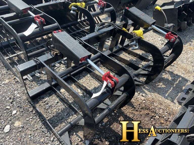 2025 MID STATE 72" E SERIES ROOT GRAPPLE SKID STEER ATTACHMENT - Hess Auctioneers