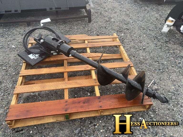 2025 GIYI AUGER SKID STEER ATTACHMENT - Hess Auctioneers