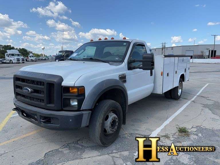 2008 FORD F450 UTILITY TRUCK, NON-RUNNER - Hess Auctioneers