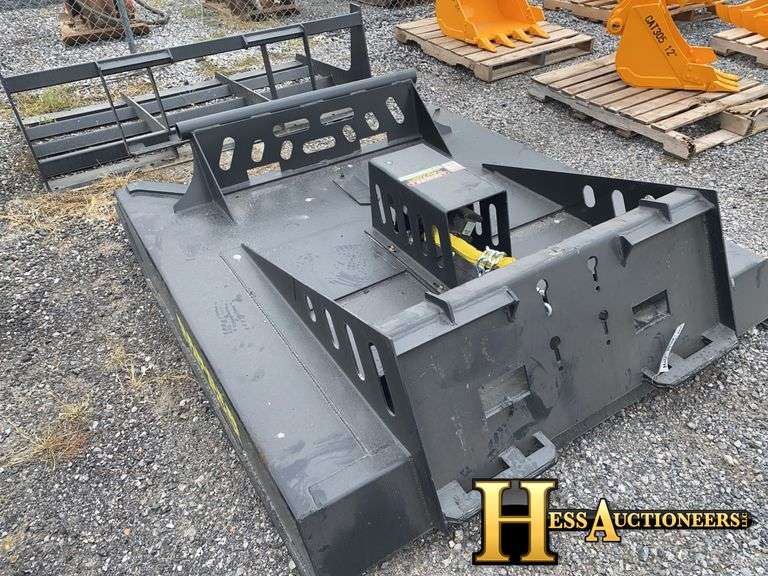 2025 MID STATE w/ push bar BUSH HOG SKID STEER ATTACHMENT - Hess ...