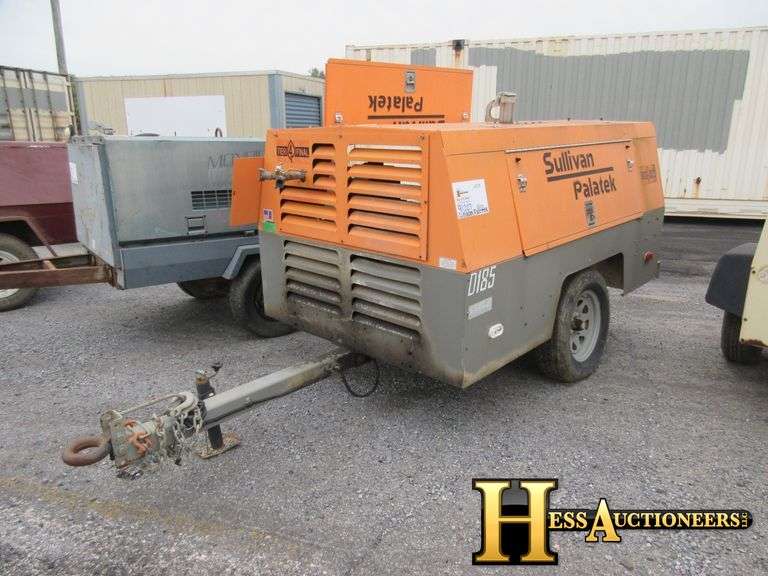 SULLIVAN PALATEK D185P1Z4 AIR COMPRESSOR - Hess Auctioneers