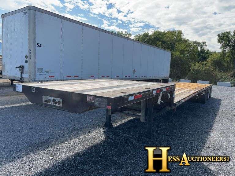 2016 TRANSCRAFT DTL-3000 48' DROP DECK TRAILER - Hess Auctioneers