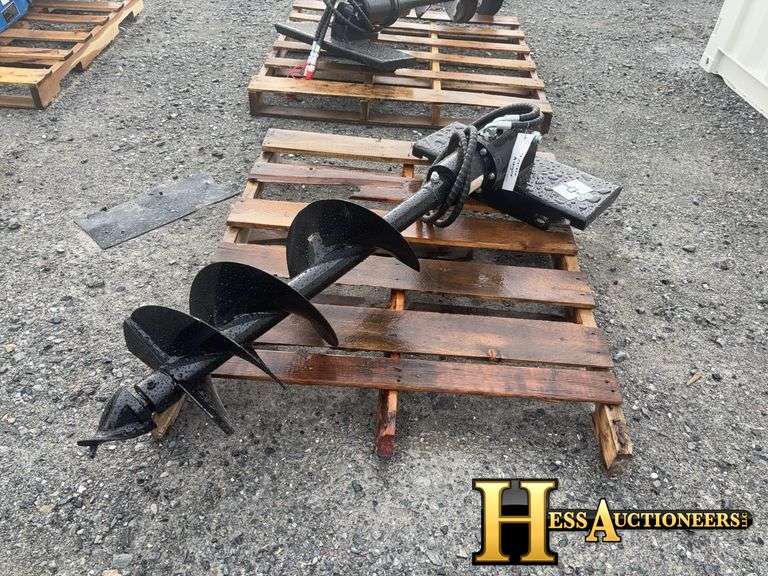 2025 GIYI AUGER SKID STEER ATTACHMENT - Hess Auctioneers