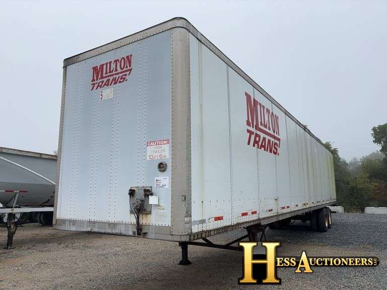 2003 WABASH DVCVHPC 53' VAN TRAILER - Hess Auctioneers