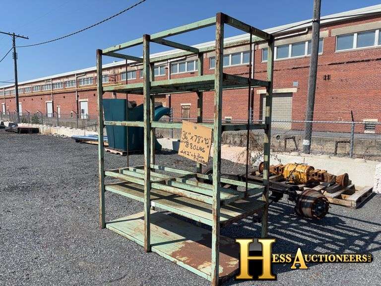 TUBULAR STEEL SHELVING - Hess Auctioneers