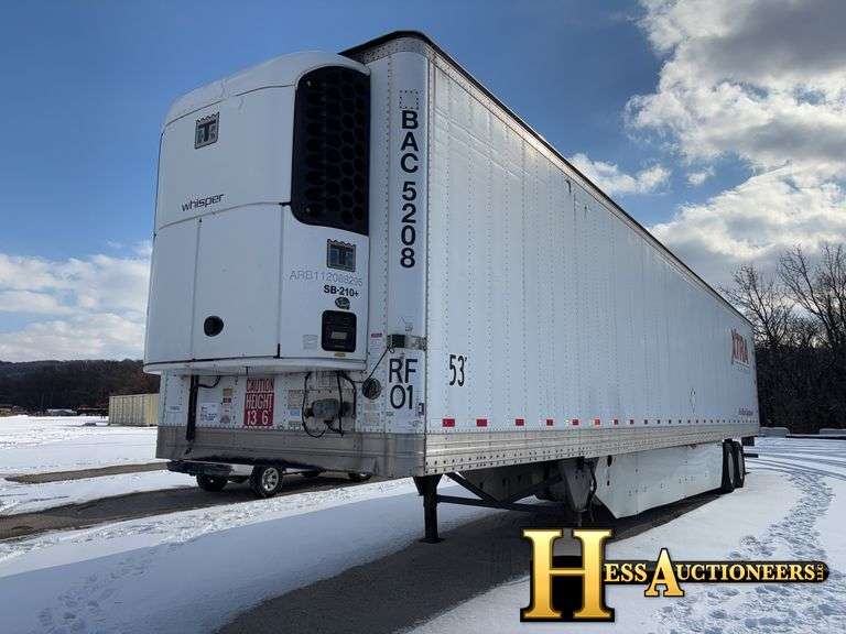2010 HYUNDAI VR2530152-ARS 53' REEFER TRAILER - Hess Auctioneers