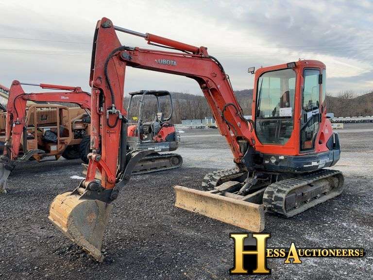 2008 KUBOTA KX121-3SS COMPACT EXCAVATOR - Hess Auctioneers