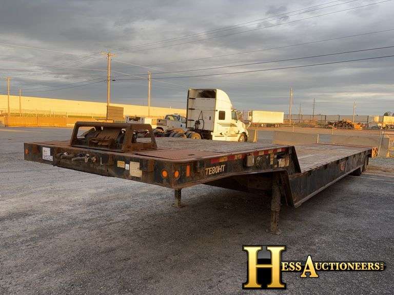 2016 TRAIL-EZE 51' DROP DECK TRAILER - Hess Auctioneers