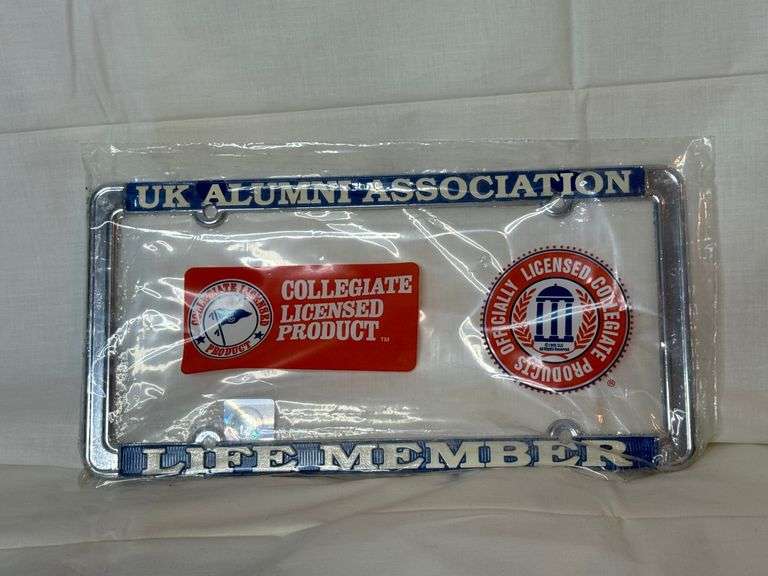 UK License Plate Frame - Halfhill Auction Group