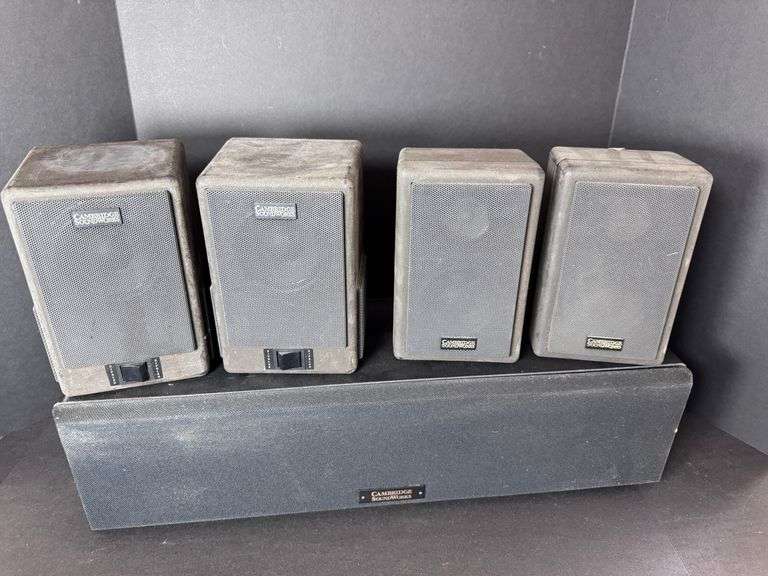 Cambridge SoundWorks Surround Speakers - Halfhill Auction Group