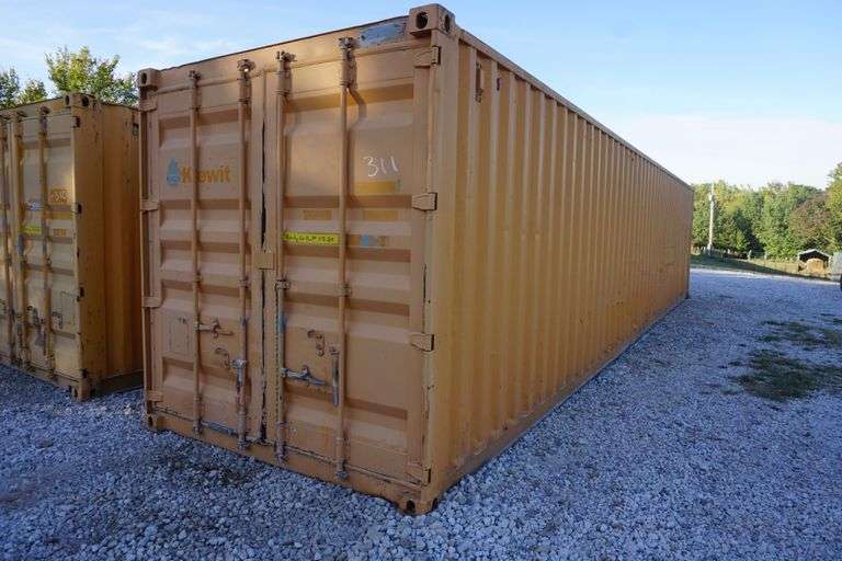 40 ft Conex Shipping container with Swing Doors See Video - Hiatt ...
