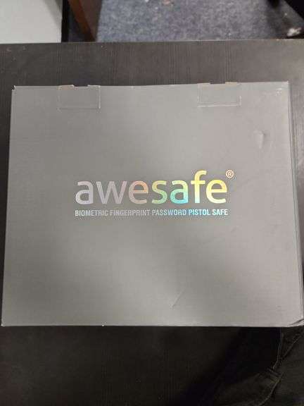 Awesafe gun safe biometric gun safe for pistols - Hiatt Auction LLC