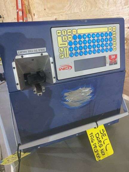 CIM Card Imaging Master MDTHE Embosser not tested - Hiatt Auction LLC